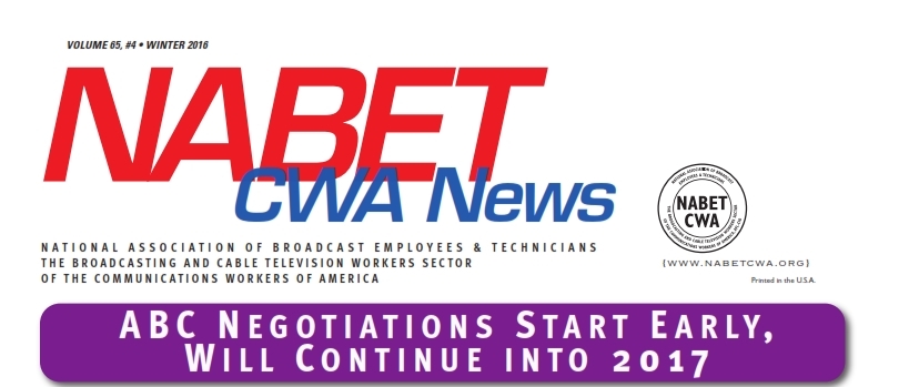 NABET News | National Association of Broadcast Employees and Technicians
